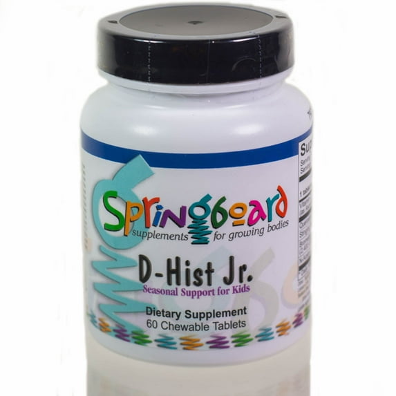 Ortho Molecular D-Hist Jr. Chewable Tablets for Kids Allergy Support ...
