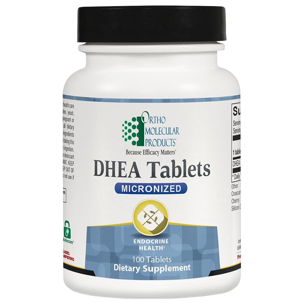 Ortho Molecular DHEA Tablets (Micronized) 5mg 100 Tablets - Walmart.com