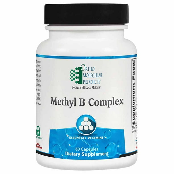 Ortho Molecular Methyl B Complex 60 Capsules - Walmart Business Supplies