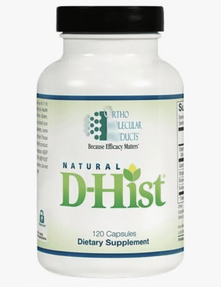 Ortho Molecular Product Natural D-Hist - 120 Capsules - Walmart.com