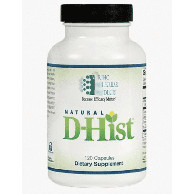 Ortho Molecular Product Natural D-Hist - 120 Capsules - Walmart.com