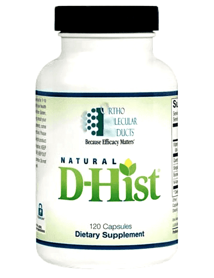 Ortho Molecular Natural D-Hist, 120 Capsules, Flavonoid Blend for ...