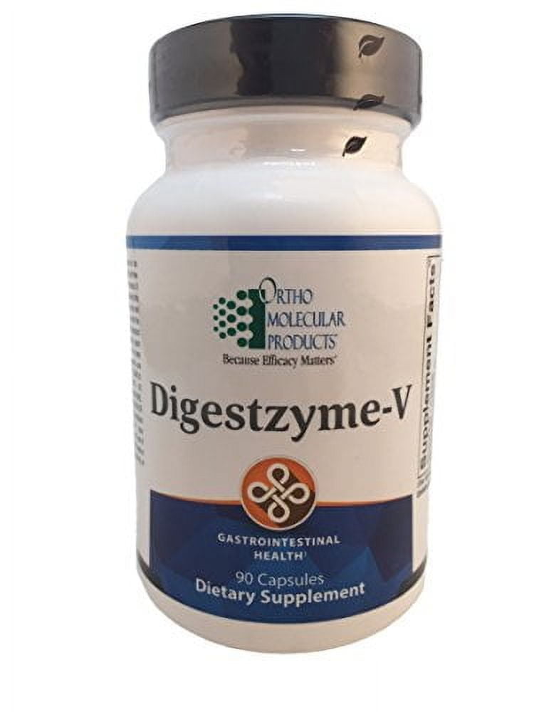 Ortho Molecular DigestzymeV, Vegetarian Digestive Enzyme Supplement, 90 ...