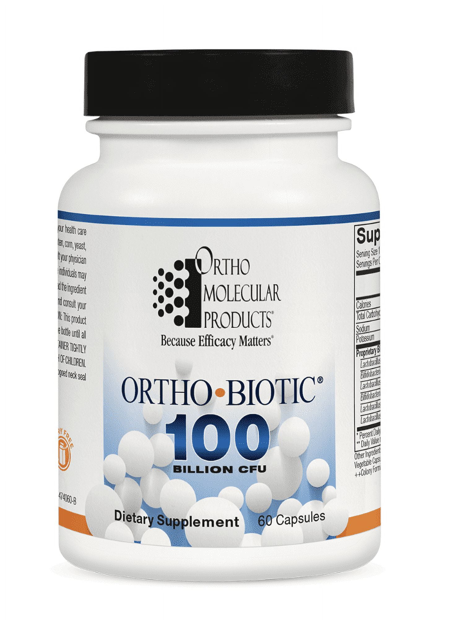 Ortho Molecular Products Ortho Biotic 100 (60ct) - Walmart.com