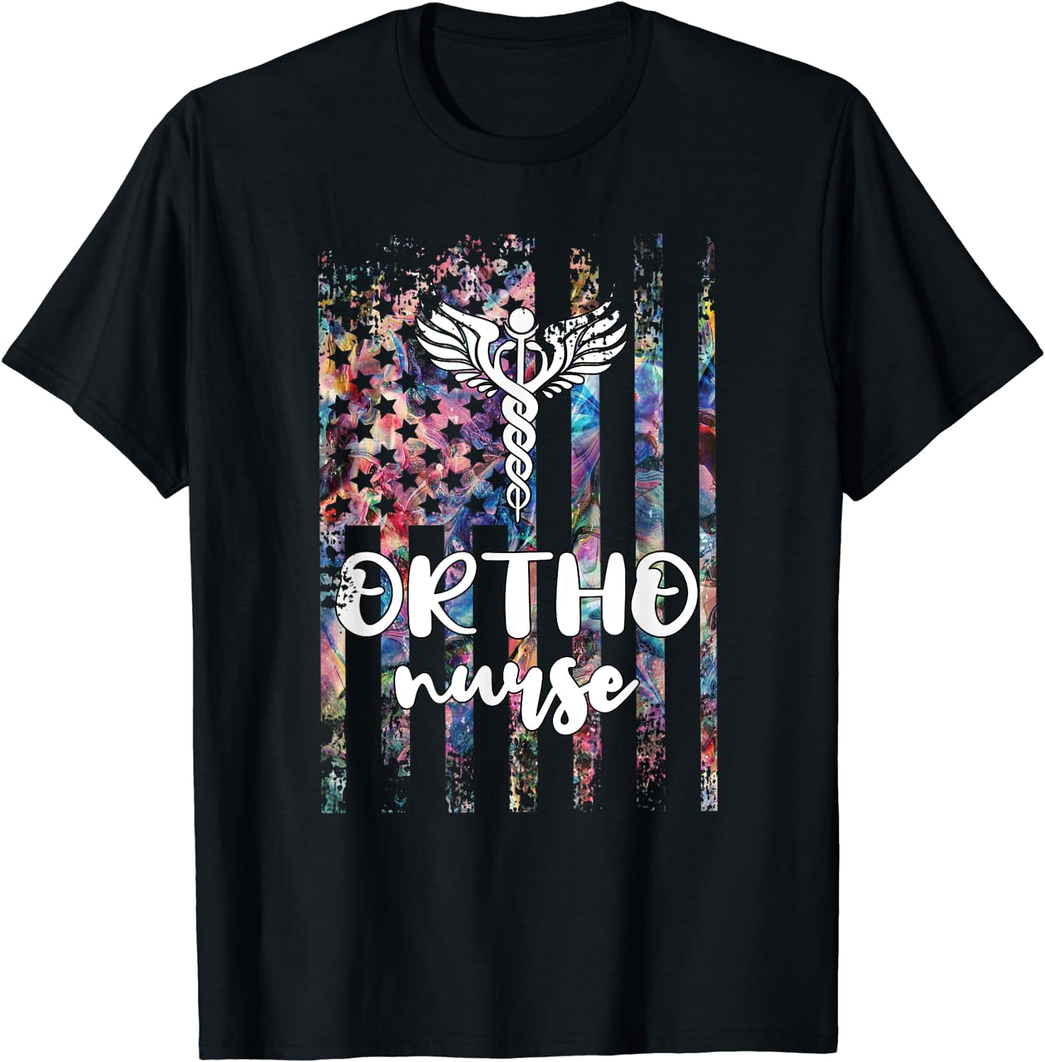 Ortho Nurse US Flag | Orthopedic Nurse RN Ortho Nursing T-Shirt ...