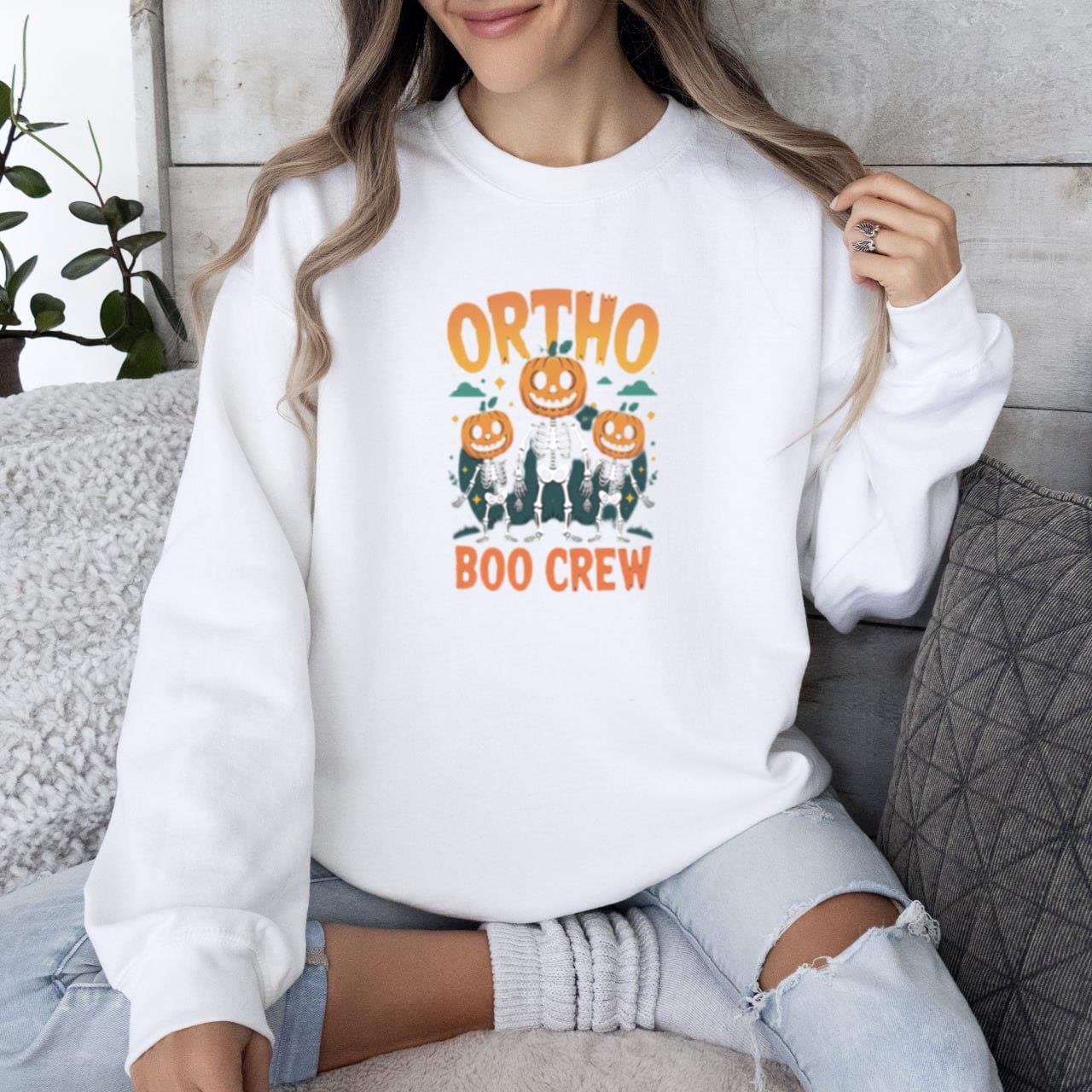 Ortho Squad Orthopedic Spooky Season Halloween Clinic Sweatshirt, up to ...