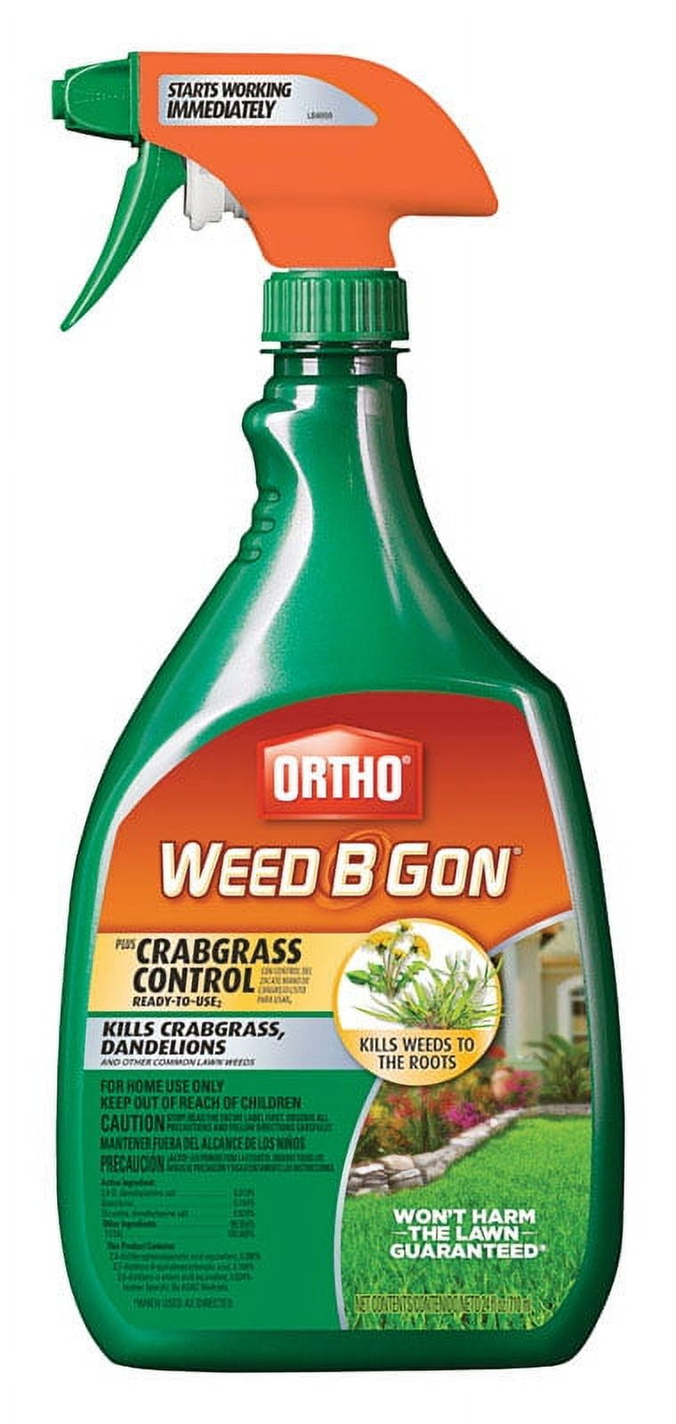 Ortho Weed B Gon Ready-to-Use Plus Crabgrass Control, 24 oz. - Walmart.com