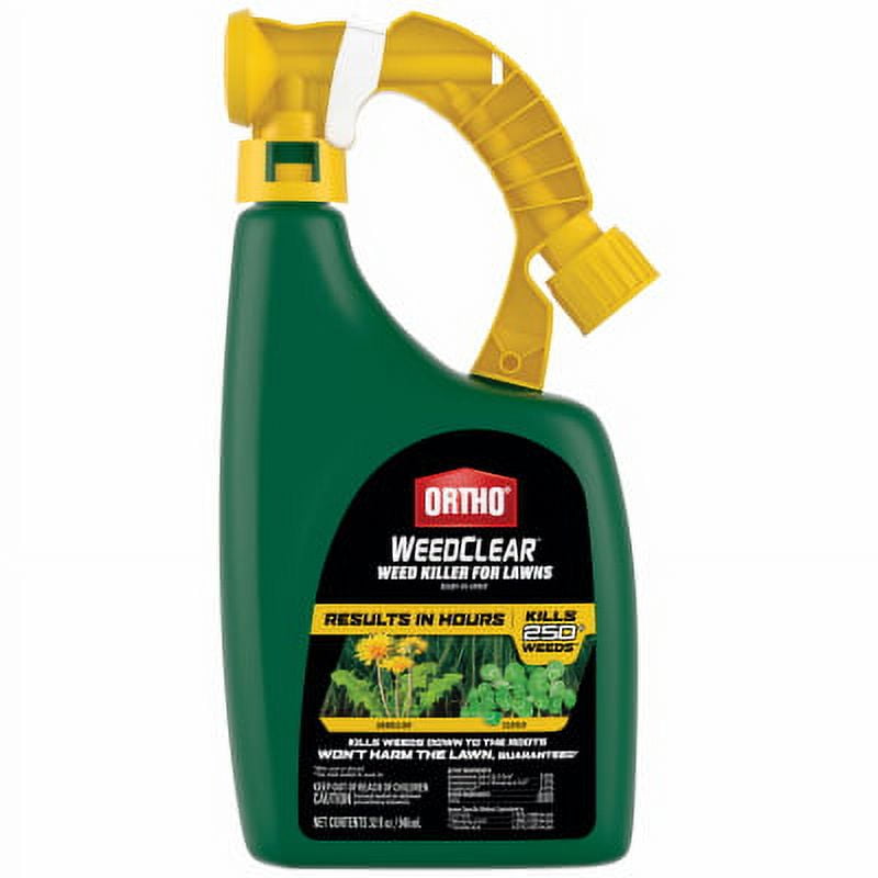Ortho WeedClear Lawn Weed Killer Base Ready to Spray 32 oz Weed Kill ...