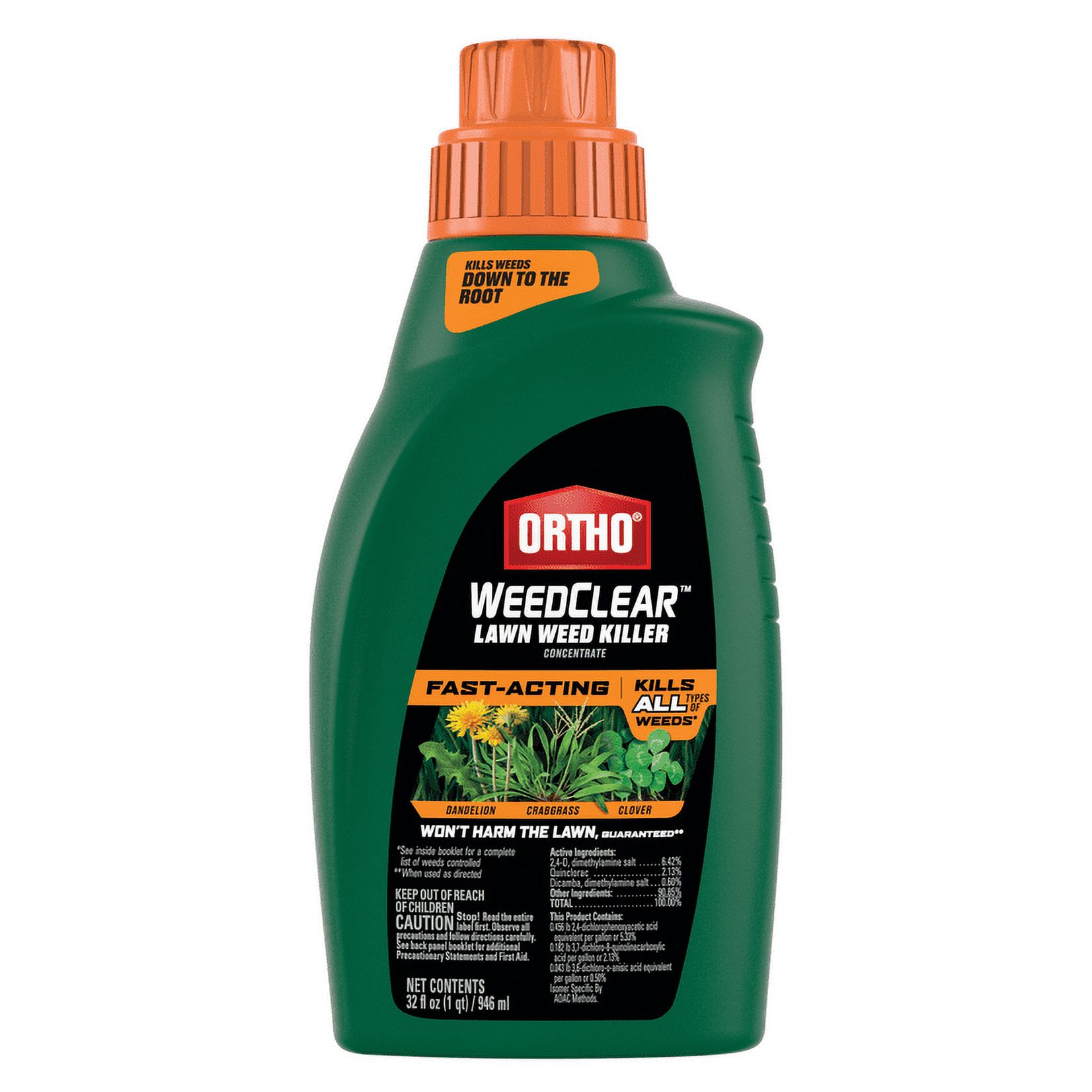 Image All-in-One Lawn Weed Killer Herbicide, 24 oz. Concentrate ...