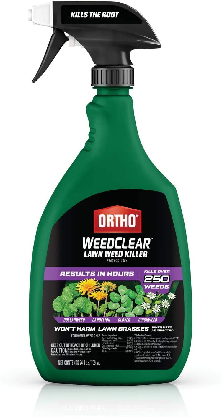 Ortho WeedClear Lawn Weed Killer Ready-to-Use1 - Results in Hours ...