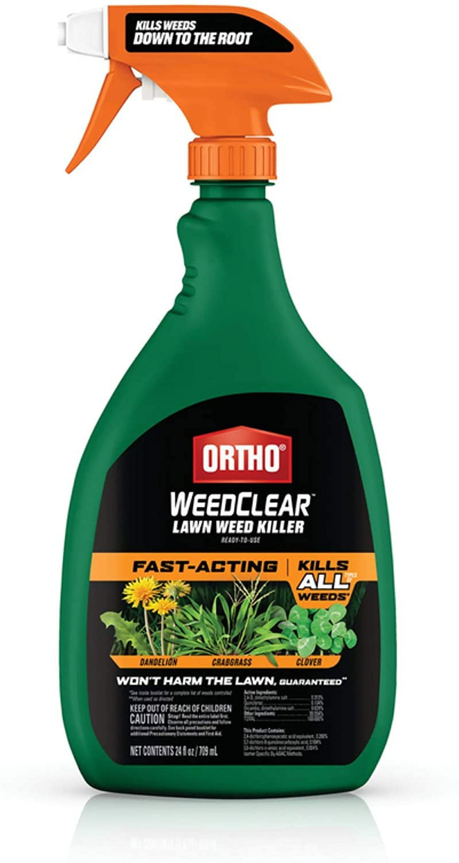 Ortho 0447705 WeedClear Lawn Weed Killer, North, Ready-to-Use, 24 oz ...