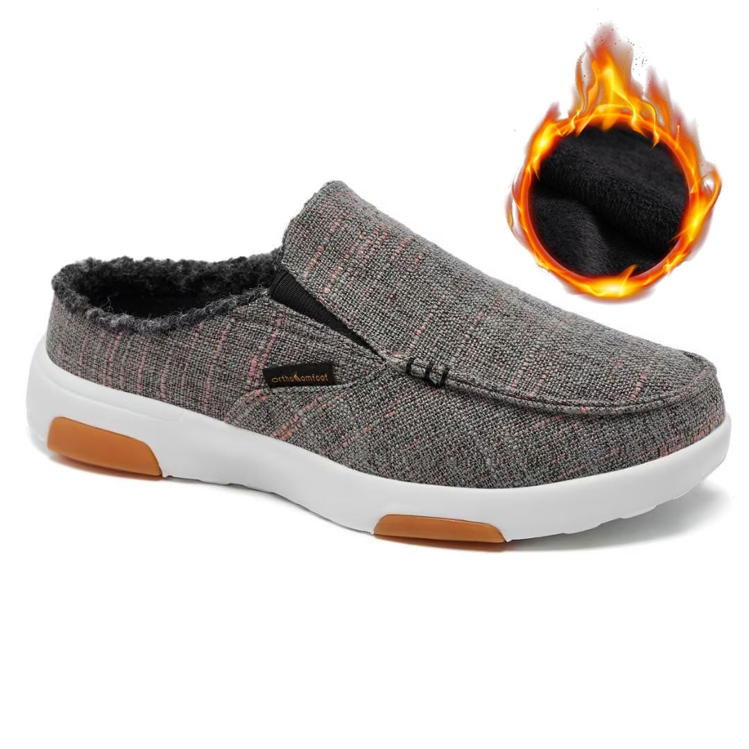 OrthoComfoot Women's Orthopedic Slip On Walking Shoes, Comfortable Arch ...