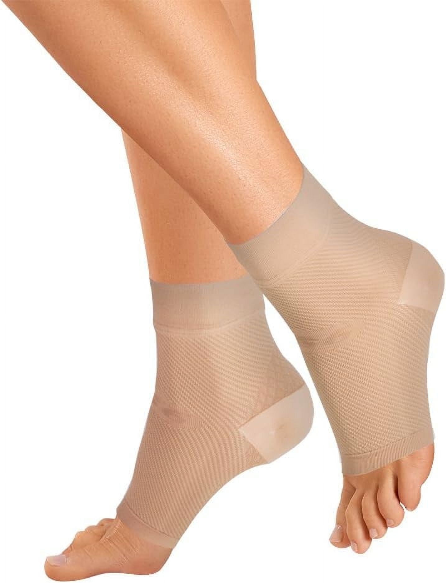 OrthoSleeve FS6 Foot Compression Sleeves for Plantar Fasciitis, Heel ...