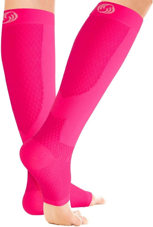 OrthoSleeve FS6+ Full Leg Compression Sleeves for Heel Pain, Shin ...
