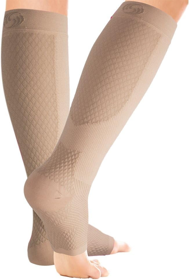 OrthoSleeve FS6+ Full Leg Compression Sleeves for Heel Pain, Shin ...