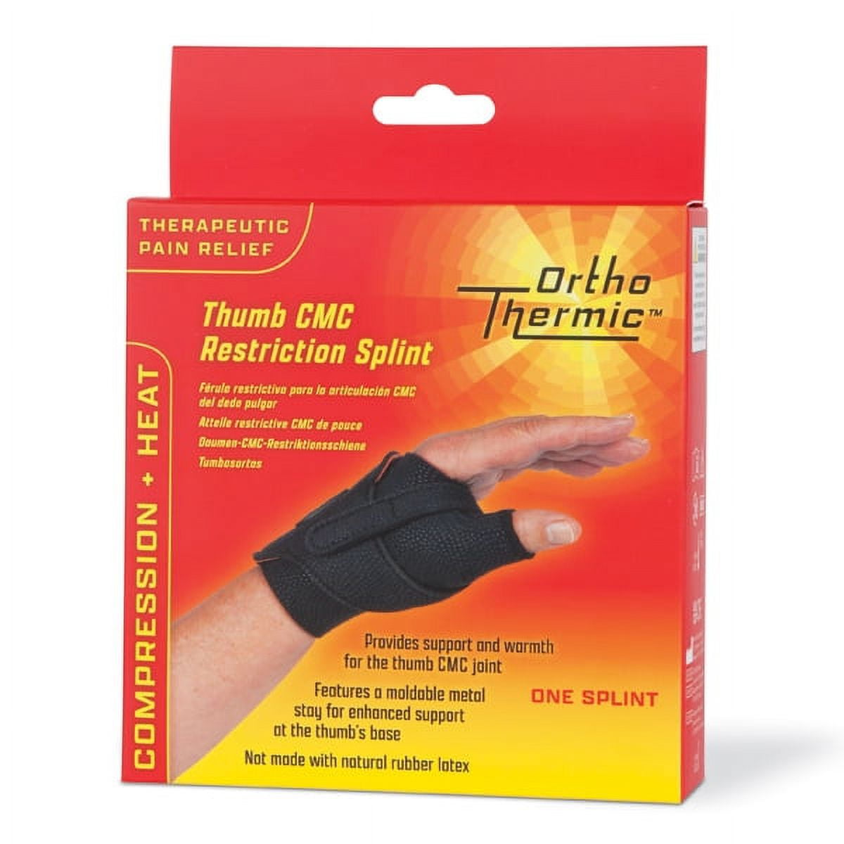 OrthoThermicª Thumb CMC Restriction Splint, Medium Plus Right - Walmart.com