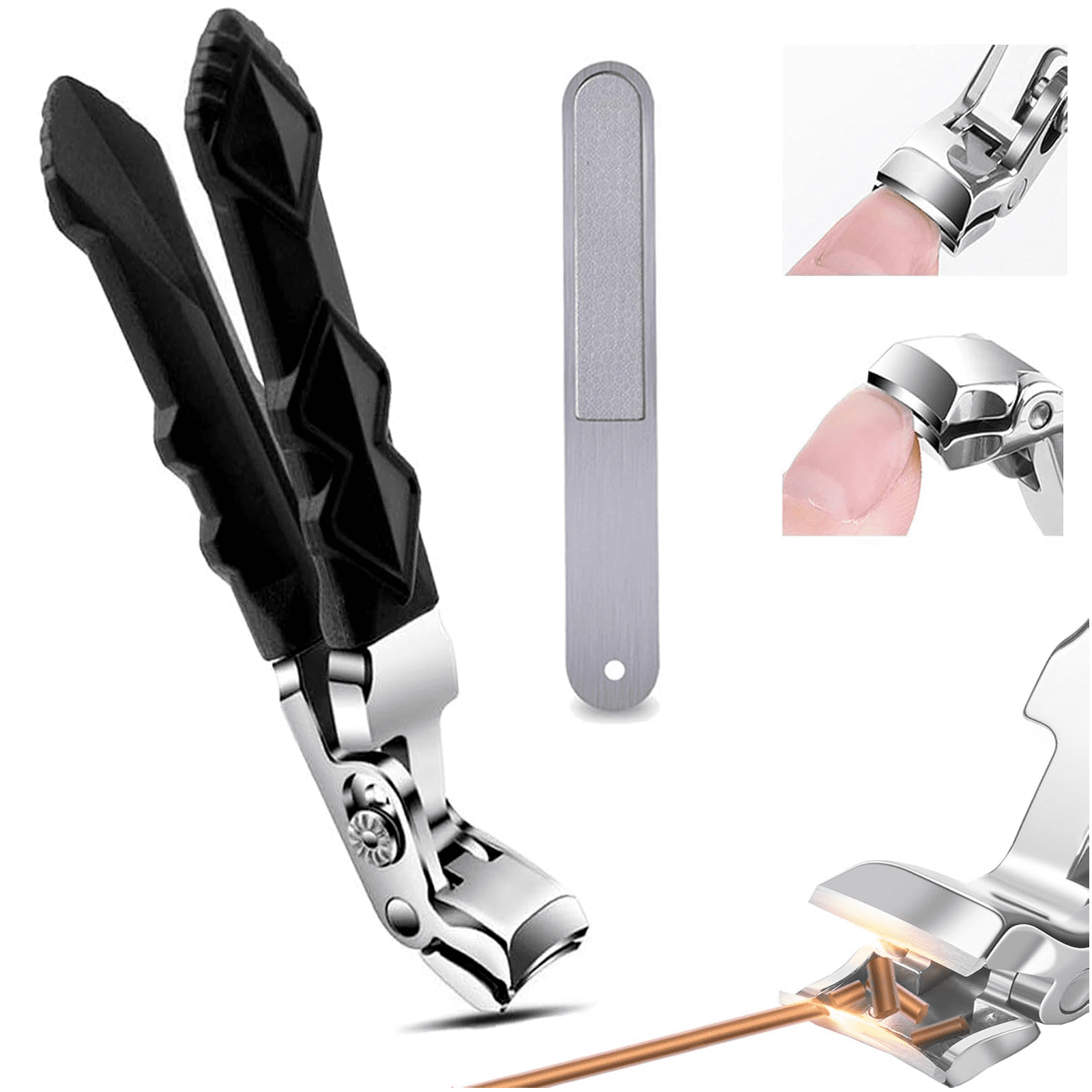 Orthoclip Nail Clippers with Nail File and Box,Nail Clippers with ...