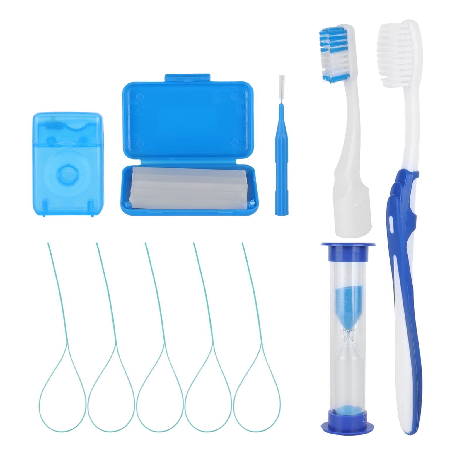 Orthodontic Care Kit Orthodontic Toothbrush Interdental Brush Dental ...