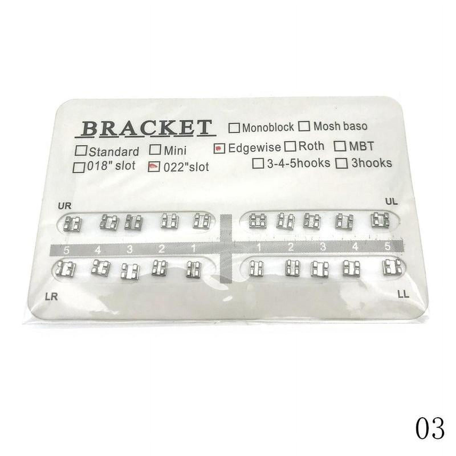 Orthodontic Dental No Hook 022" Slot Edgewise Metal Best Braces ...