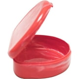Orthodontic Retainer Case With Hinged Lid Snaps, Portable Denture Cases ...