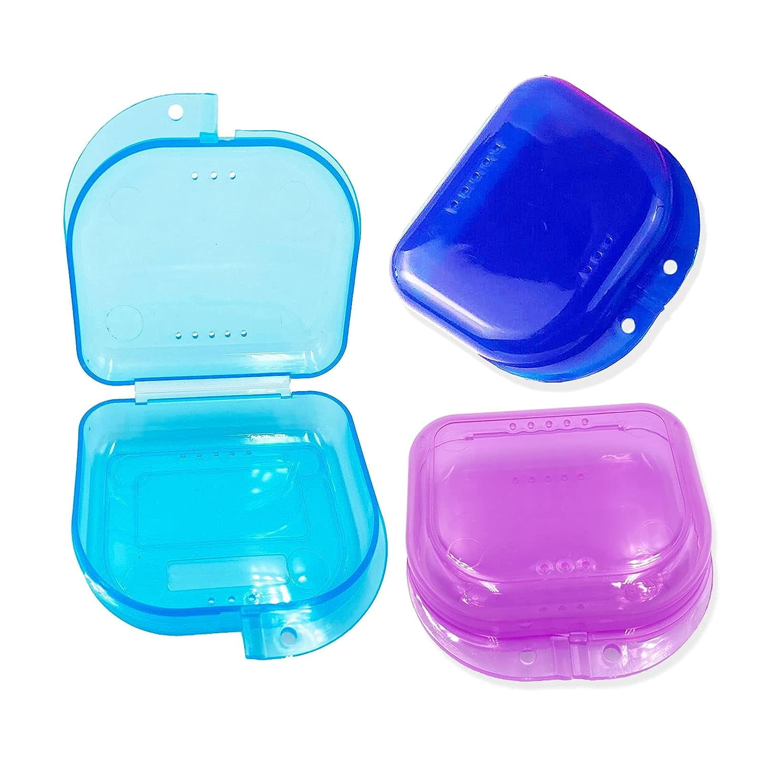 Orthodontic Retainer Case with Vent Holes - 3 Colors - Walmart.com