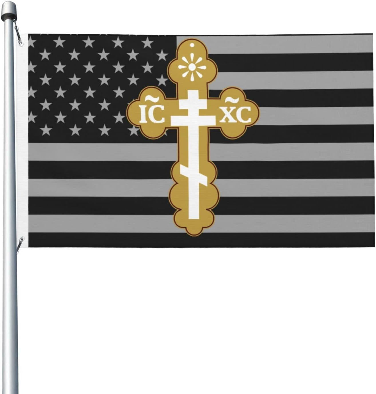 Orthodox Christian Cross Flag 3x5 Ft Outdoor Garden Flags Party Banner ...