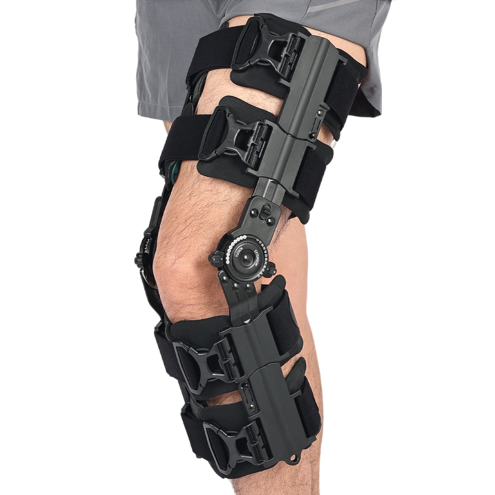 Orthomen Hinged Knee Brace for Arthritis Pain and Support, Post Op Knee ...