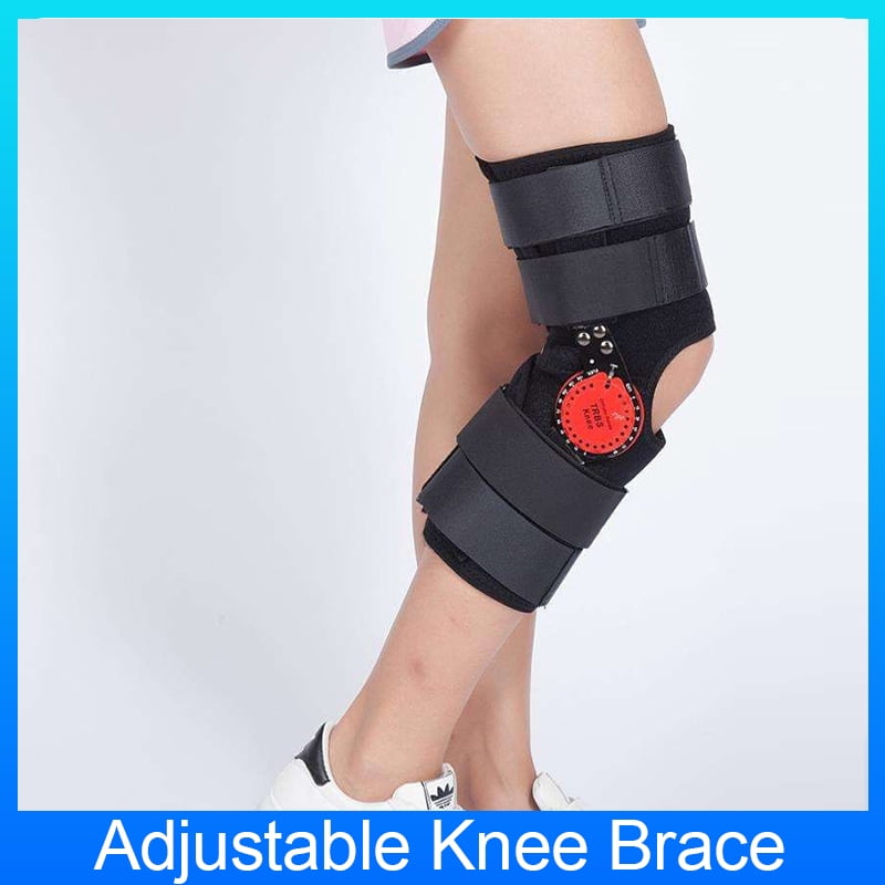 Orthomen Hinged ROM Knee Brace, Post Op Knee Brace for Recovery ...