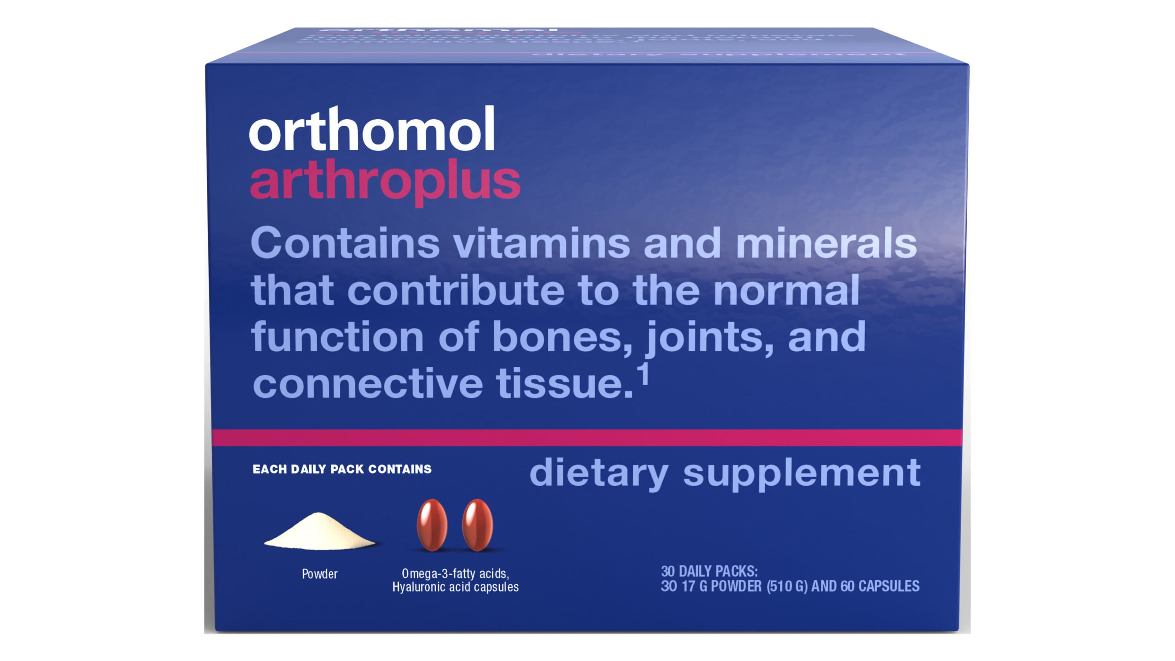 Orthomol Arthropplus 30-Day Bone & Joint Health Supplement with Mixable ...