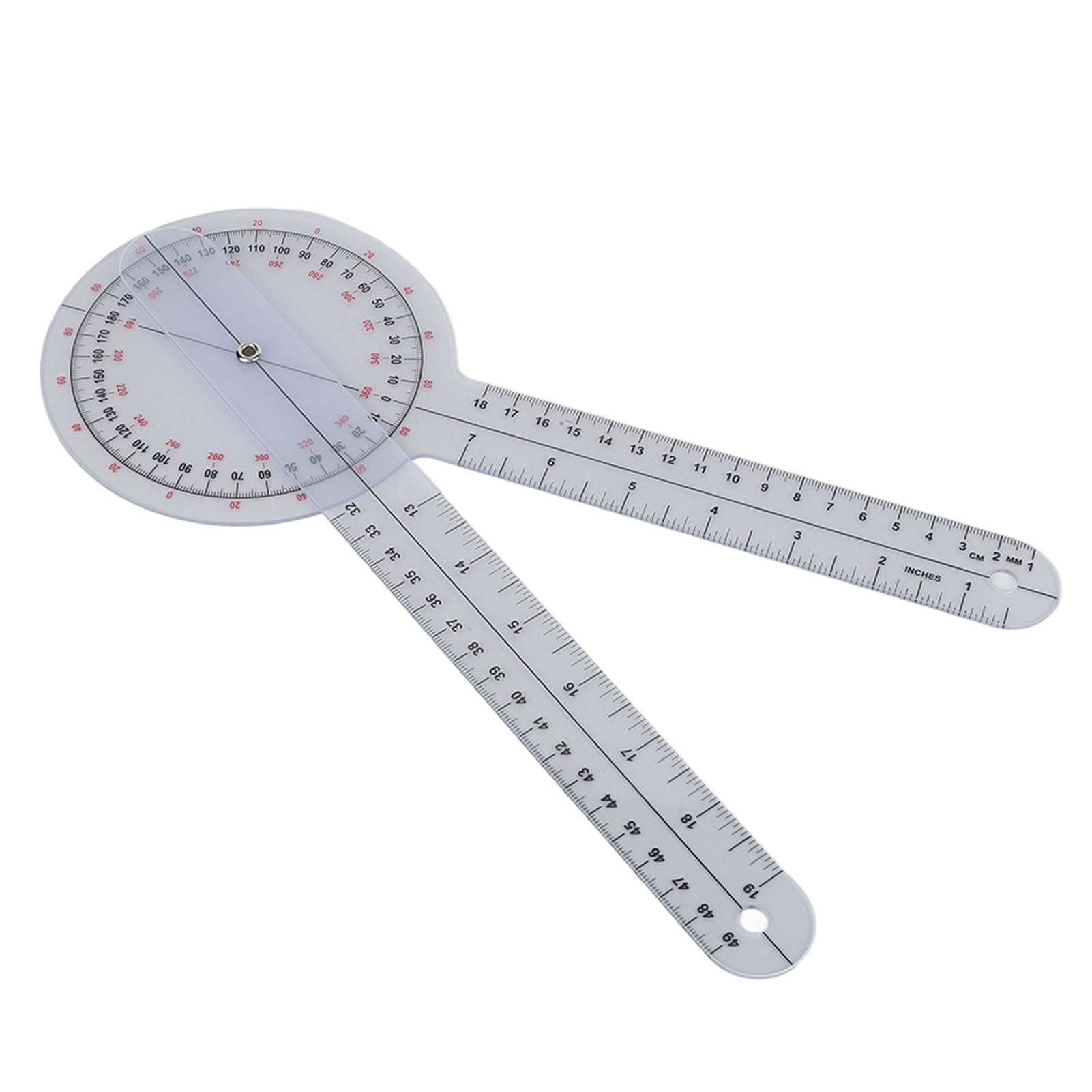 Orthopedic Angle Ruler, 360 Degree Coverage Goniometer With Clear ...