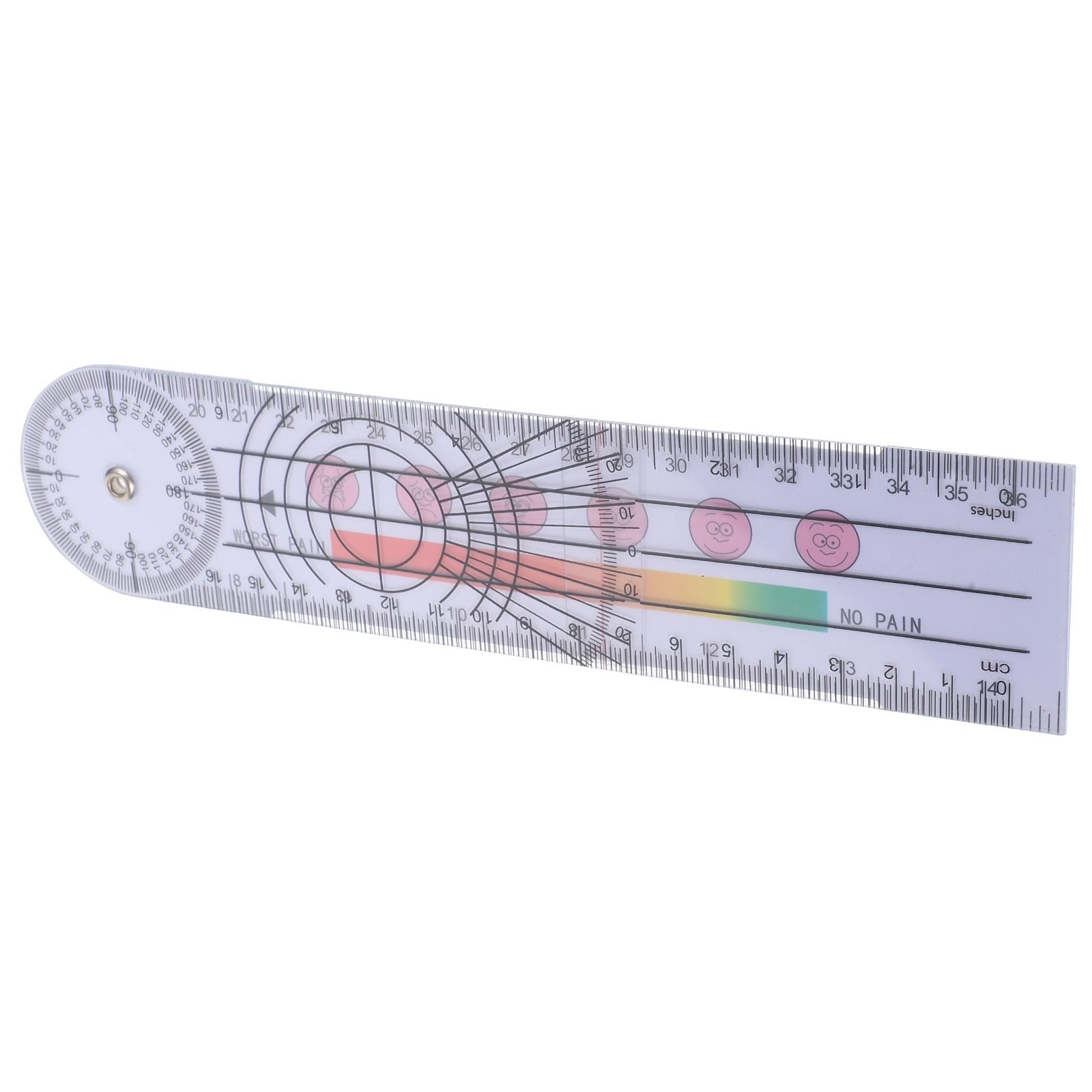 Raindrops Portable Goniometer for Measuring Orthopedic Angles with PVC ...