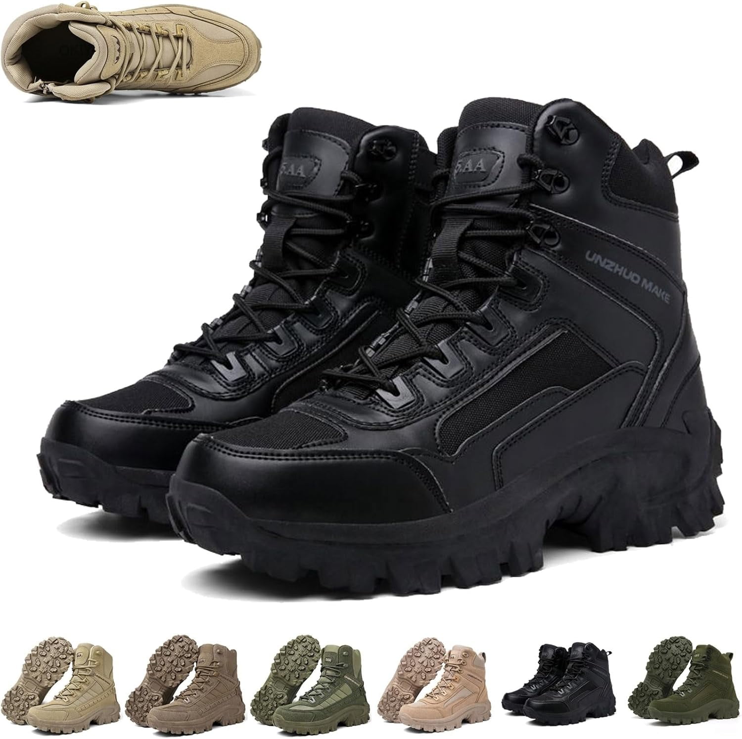 Orthopedic Anti Puncture Work Boots, 2025 Handcrafted Retro Waterproof ...