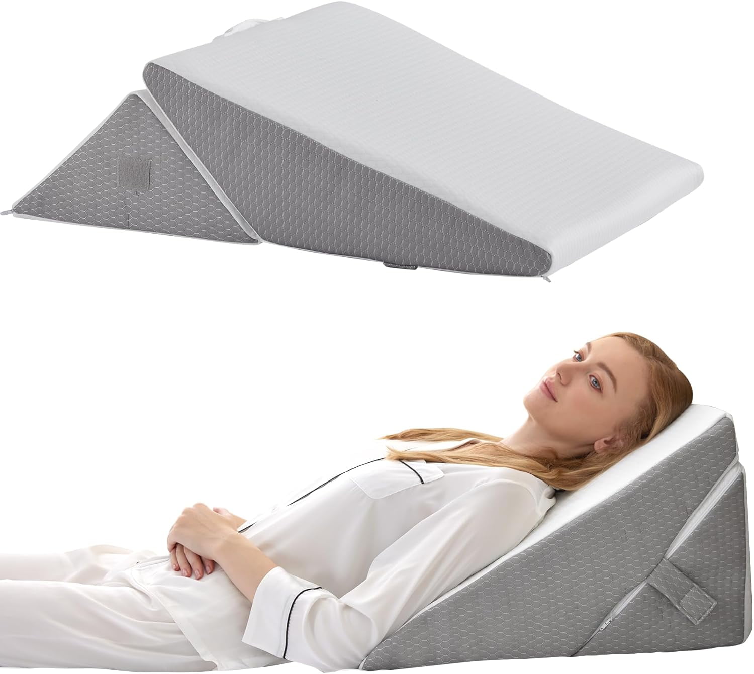 Orthopedic Bed Wedge Pillow Set, Foam Wedge Pillow Post Surgery for ...