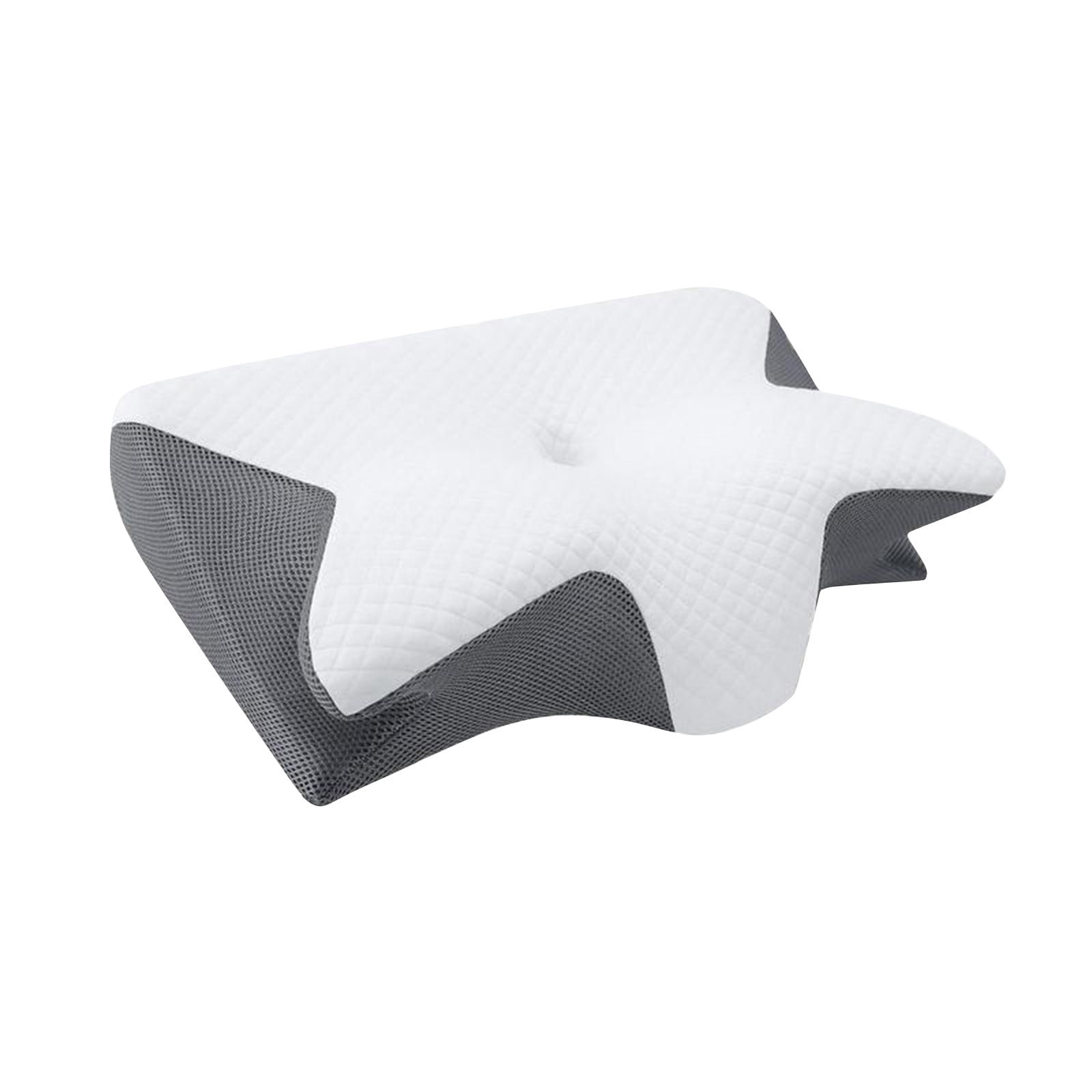Orthopedic Contour Memory Foam Pillow for Neck Pain Relief, Ergonomic ...