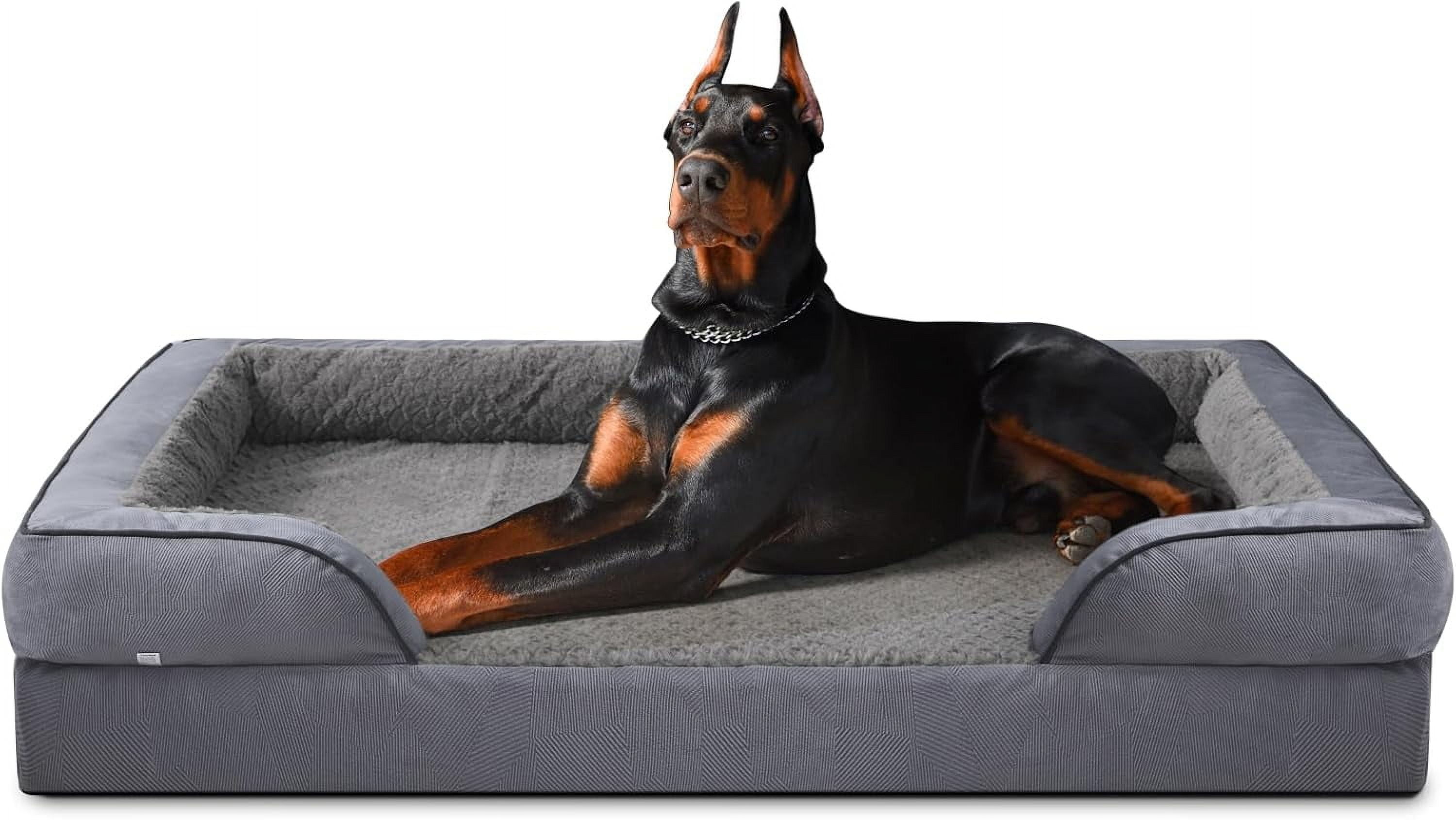Orthopedic Dog Bed for Extra Large Dogs, XXL Waterproof Dog Sofa Beds ...