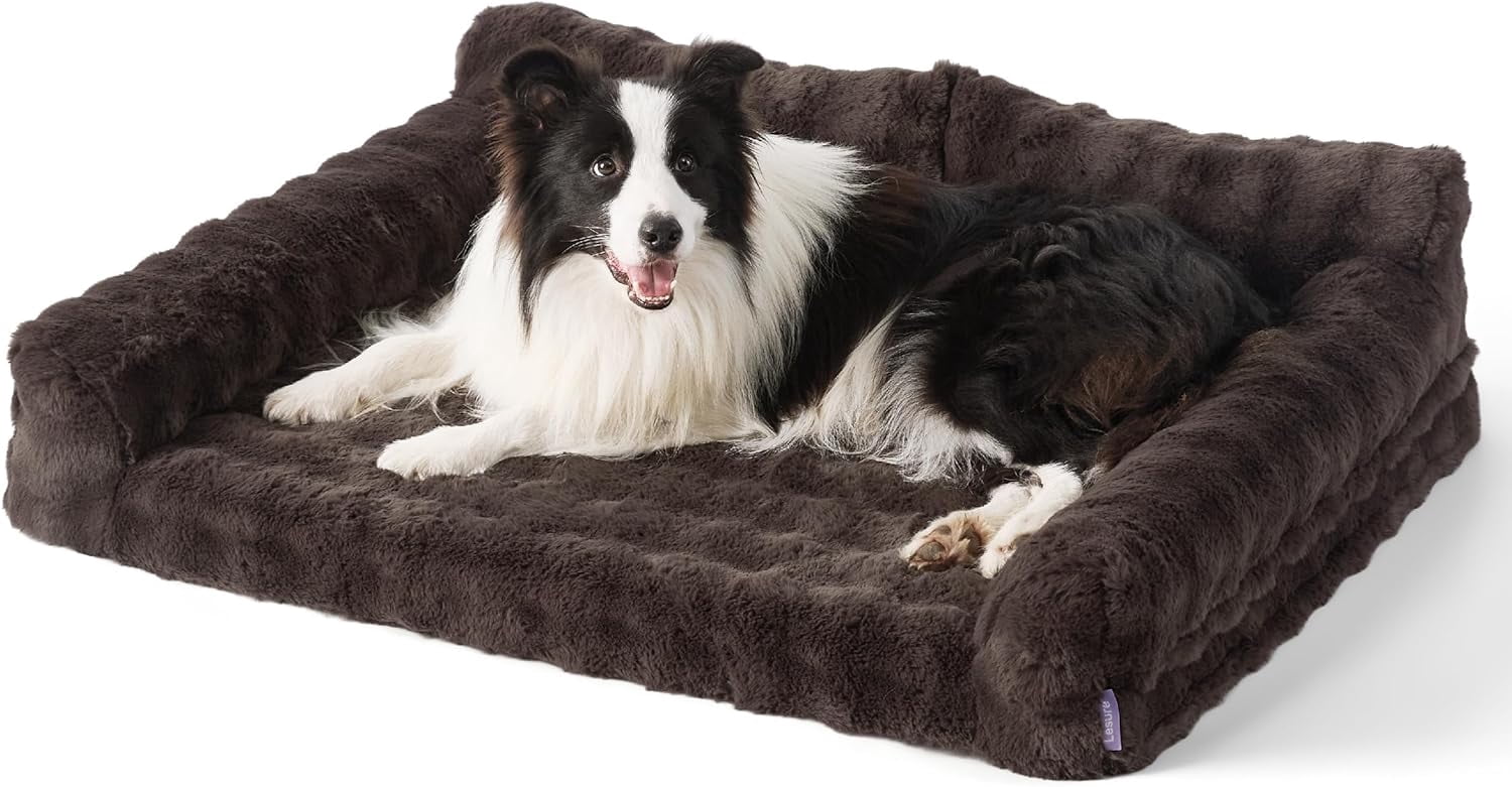 Orthopedic Dog Beds for Large Dogs, Cute Waterproof Dog Couch with ...