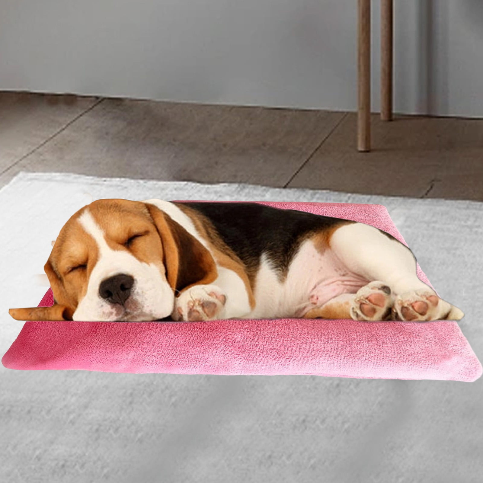 Orthopedic Dog Mat - Luxury Faux Fur Dog Mat Memory Foam for Joint ...