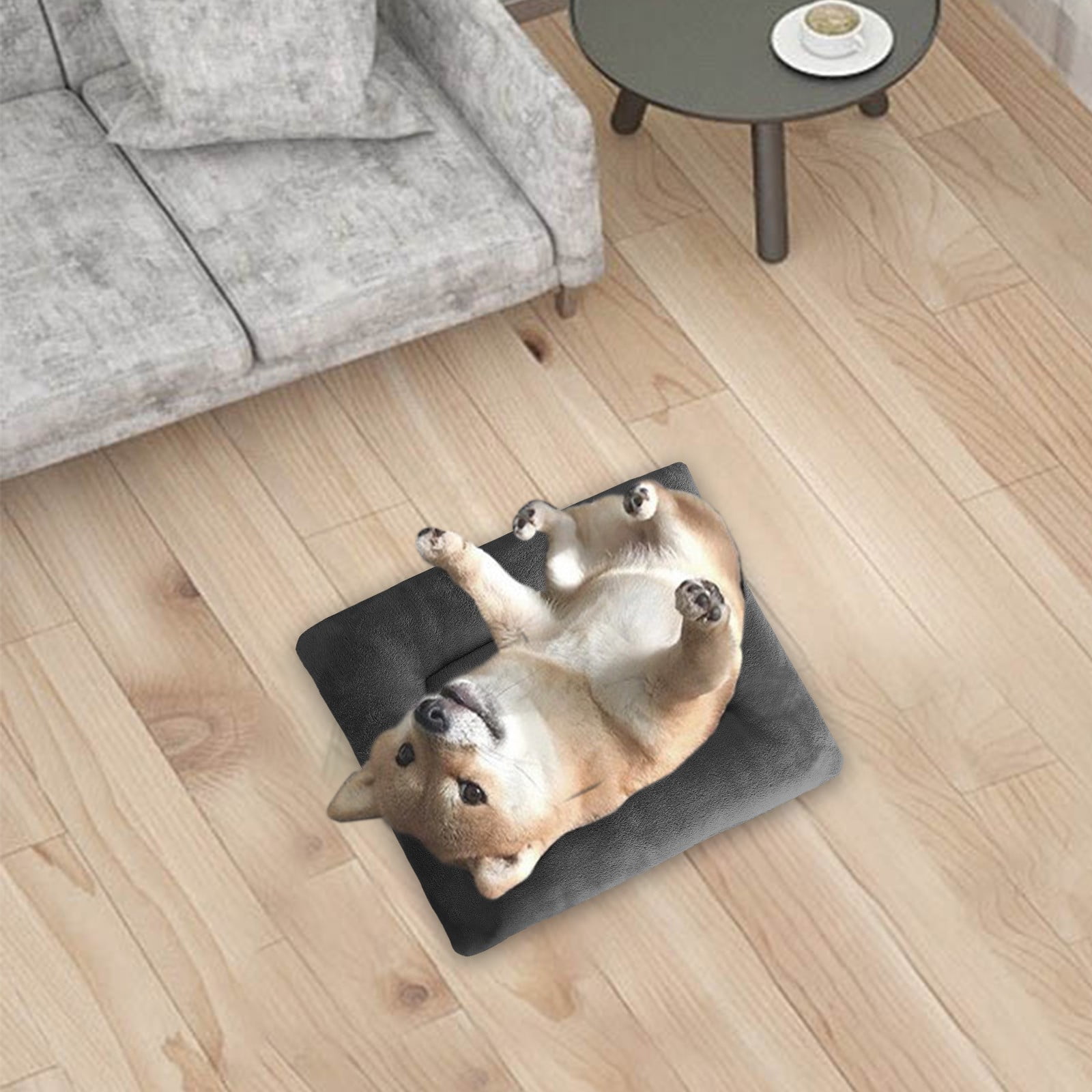 Orthopedic Dog Mat - Luxury Faux Fur Dog Mat Memory Foam for Joint ...