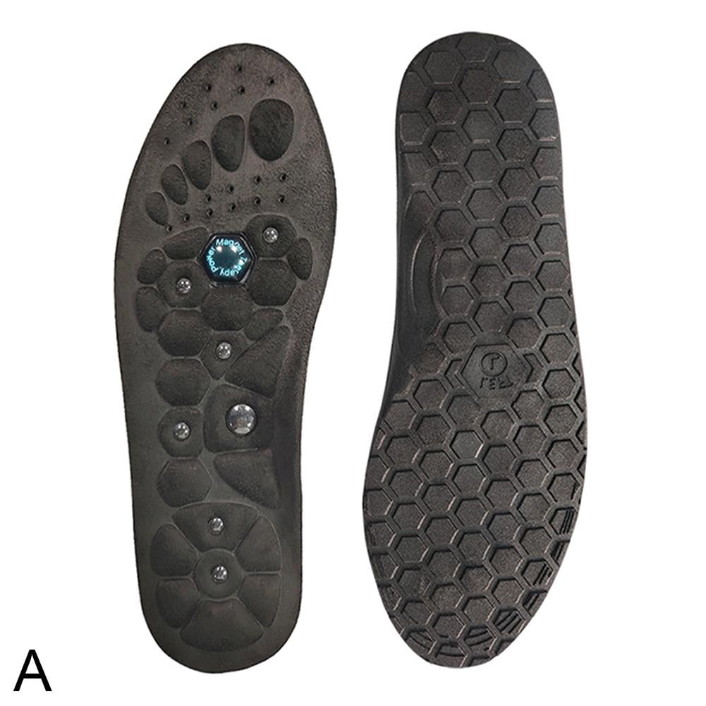 Orthopedic Insoles Sho-absorbing Acuprure Insoles Massage Exercise X99C ...