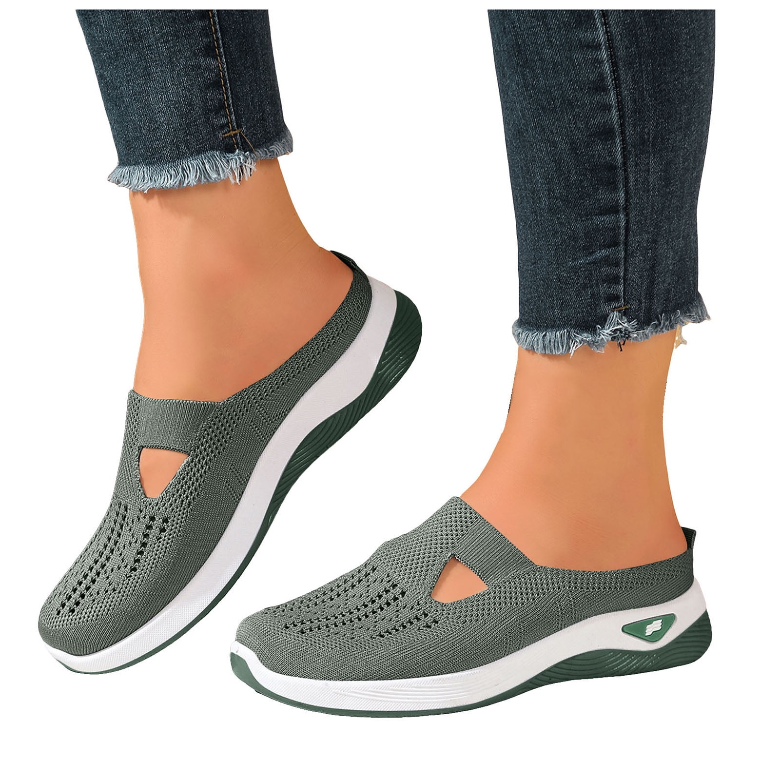 Orthopedic Mules Sandals for Women 2025 Comfortable Platform Wedges ...