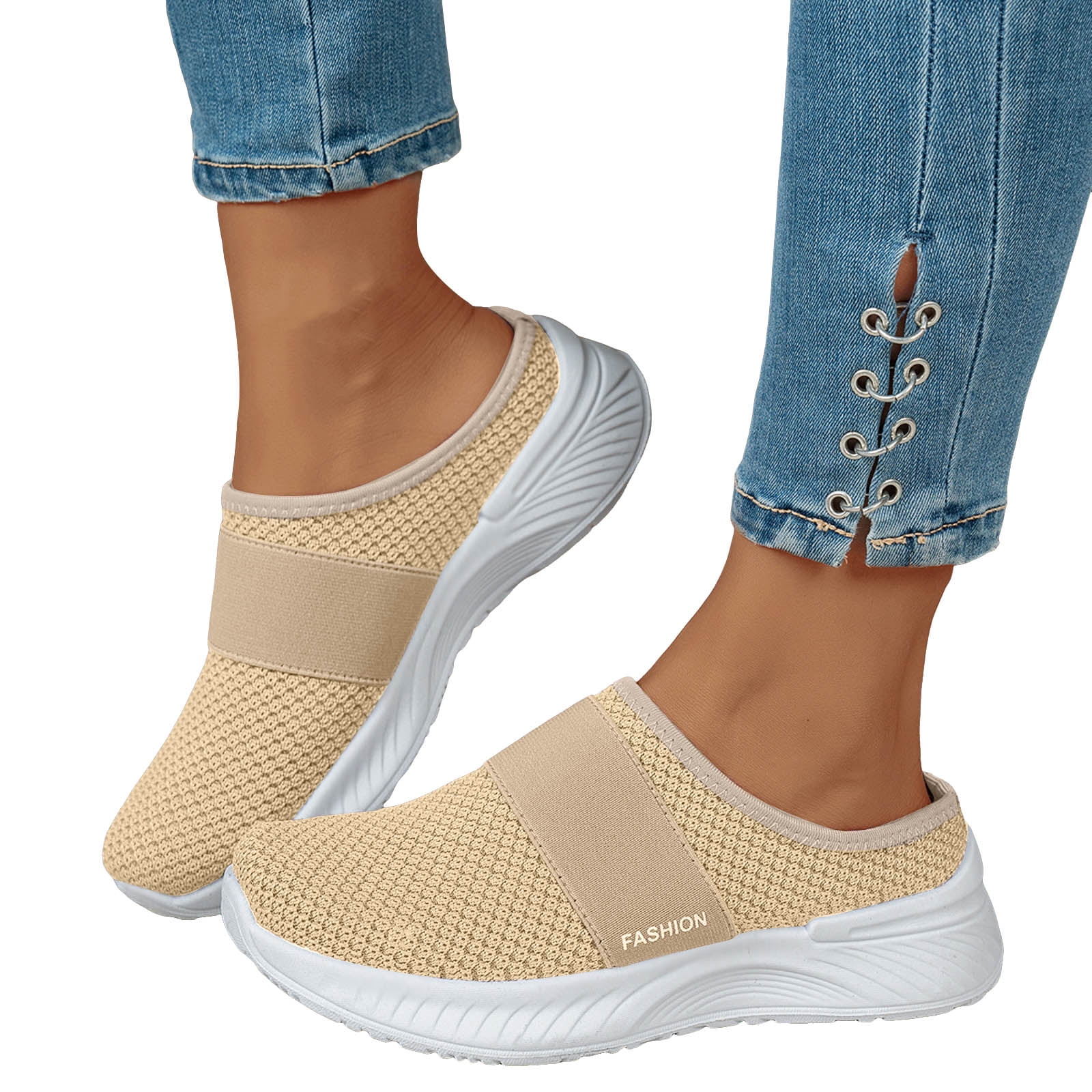 Orthopedic Mules for Women Shoes 2025 Arch Support Slip on Sneakers ...