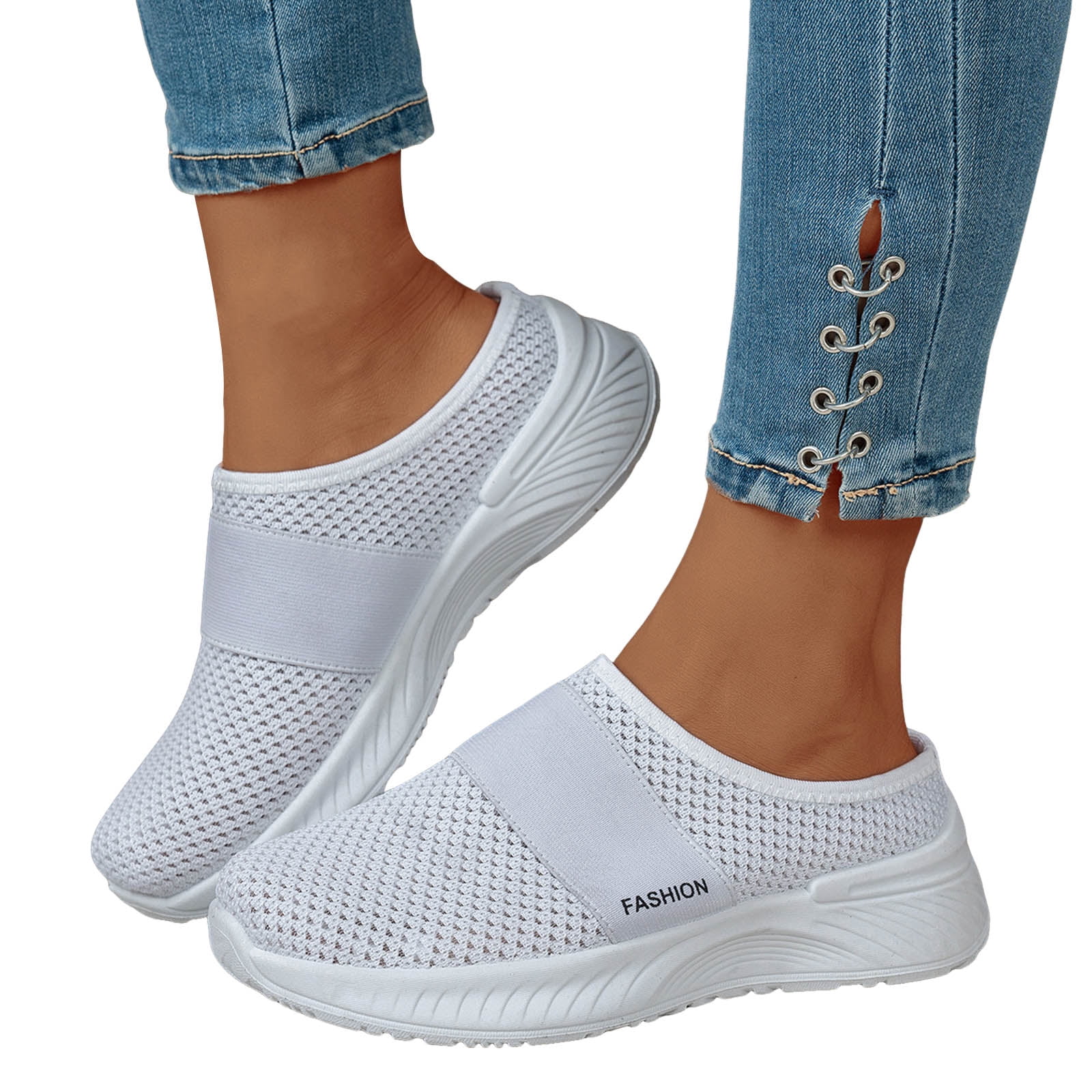Orthopedic Mules for Women Shoes 2025 Arch Support Slip on Sneakers ...