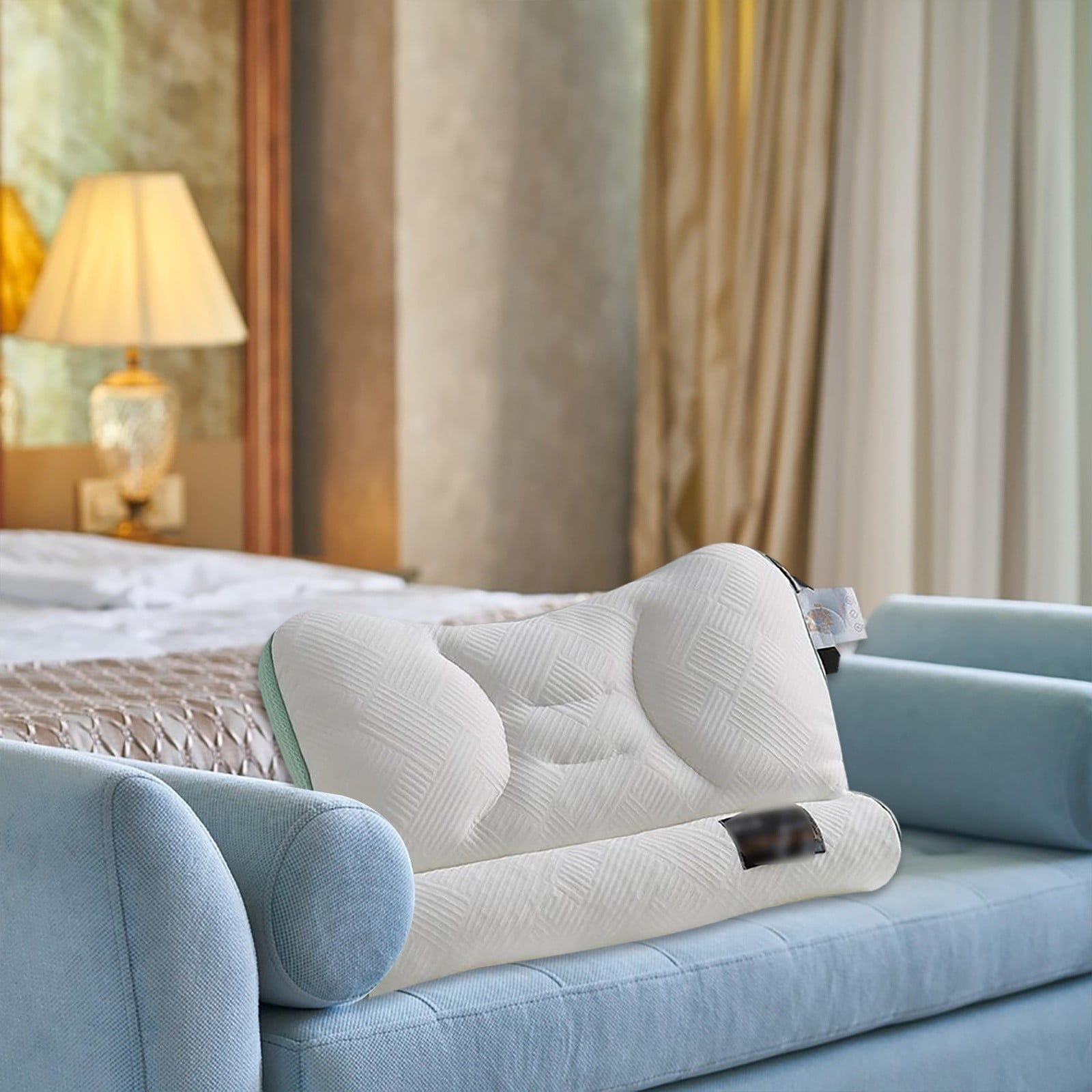 Orthopedic PE Tube Pillow for Neck Support and Enhanced Sleep Quality ...