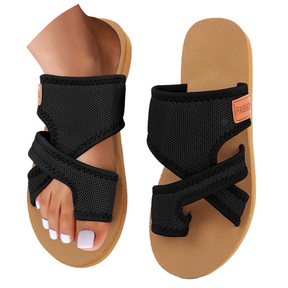 Orthopedic Sandals for Women 2026 Comfortable Spring Shoes Beach Flip ...
