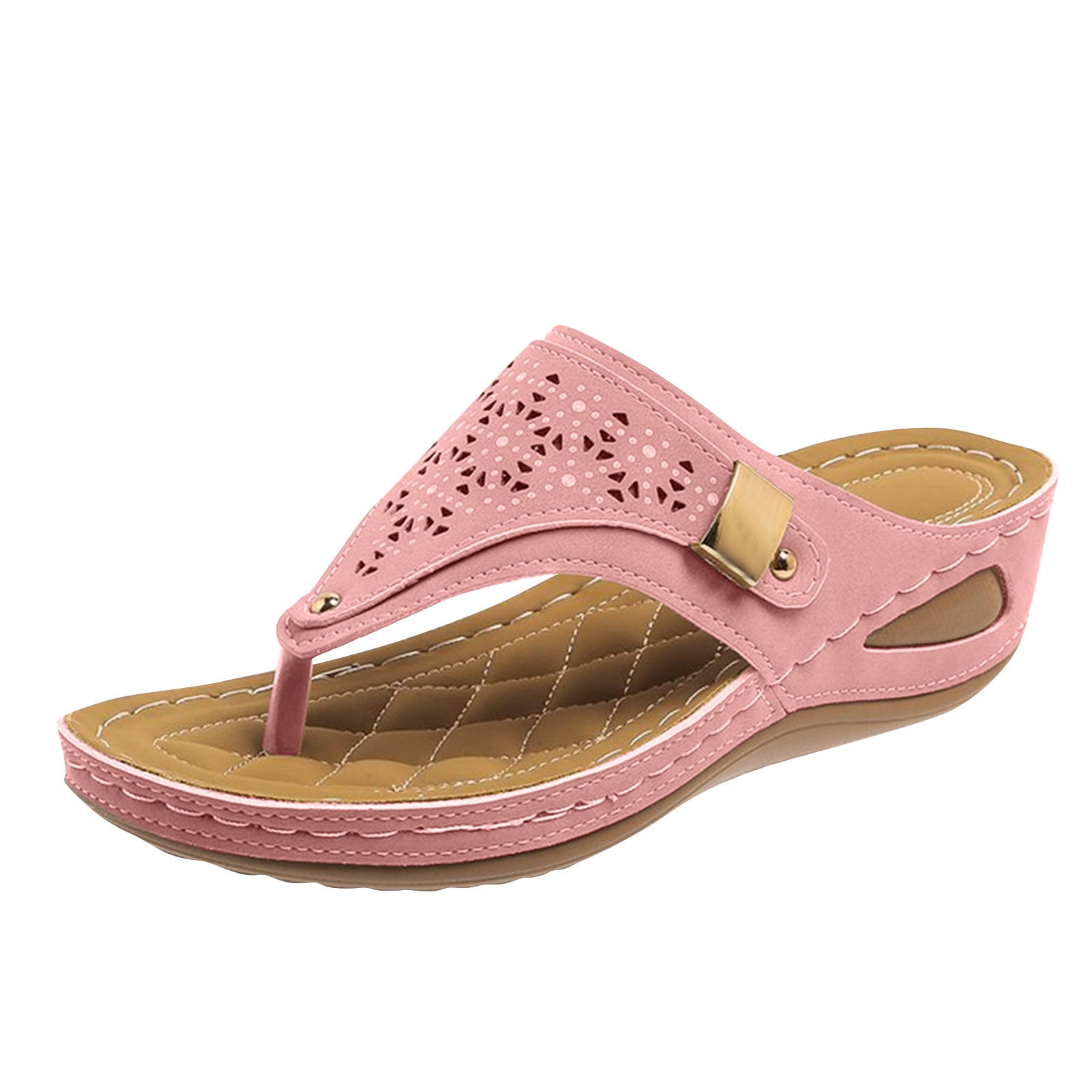 Orthopedic Sandals for Women Comfort Dressy Flip Flops Arch Support T ...