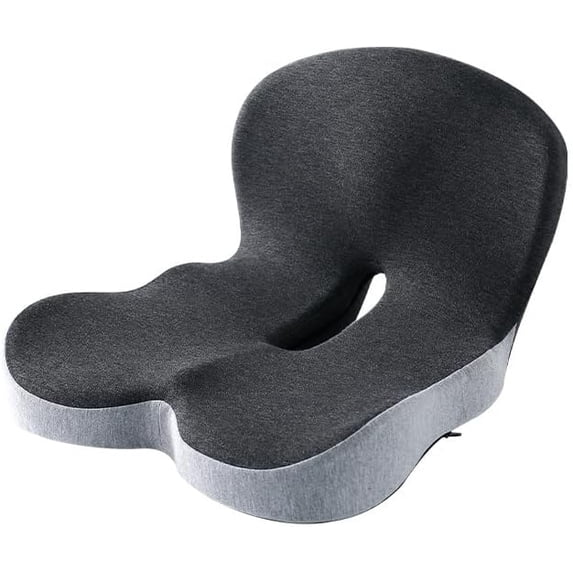 Orthopedic Seat Cushion for Sciatica & Tailbone Pain, Memory Foam ...