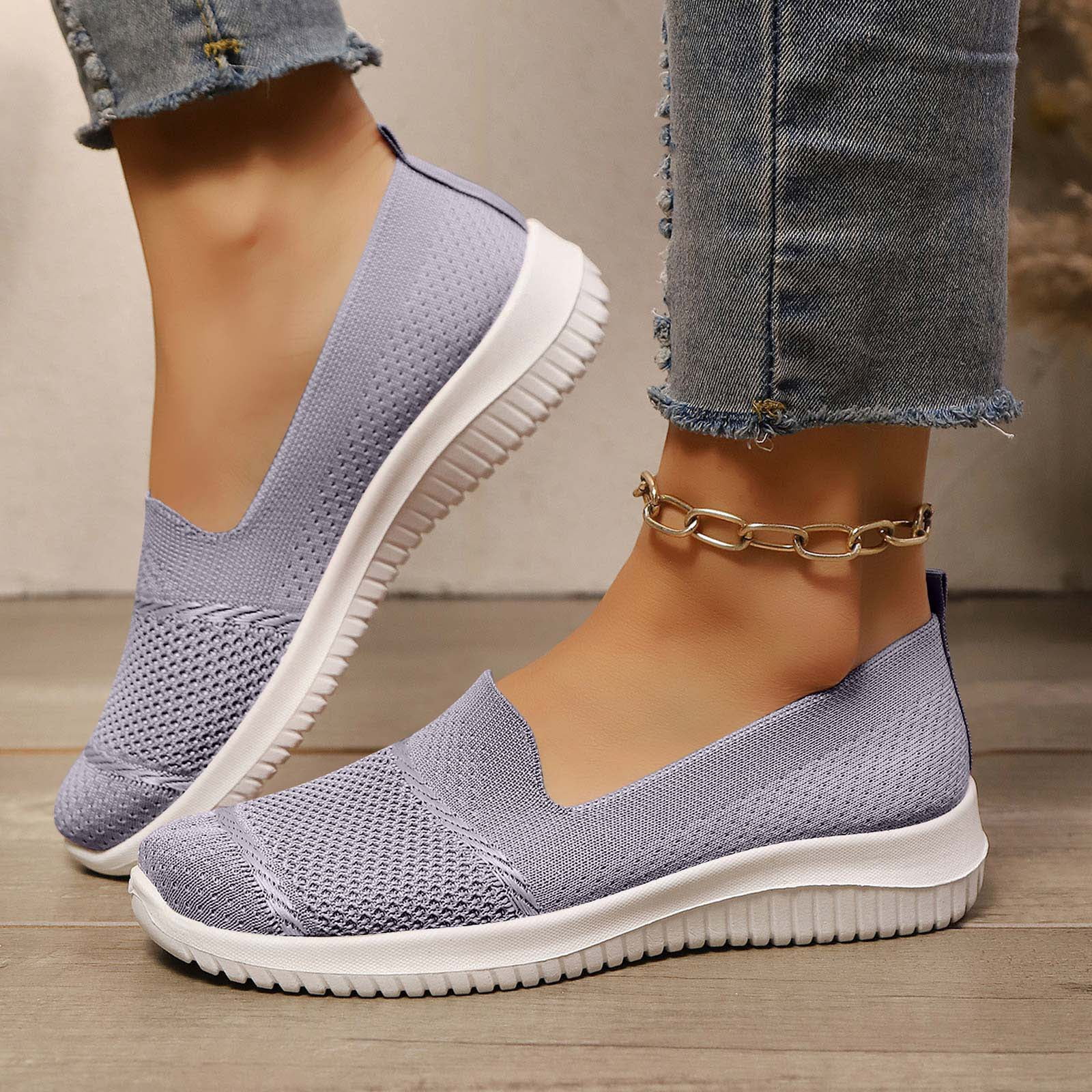 Orthopedic Shoes for Women 2026 Dressy Summer Slip-On Shoes Breathable ...