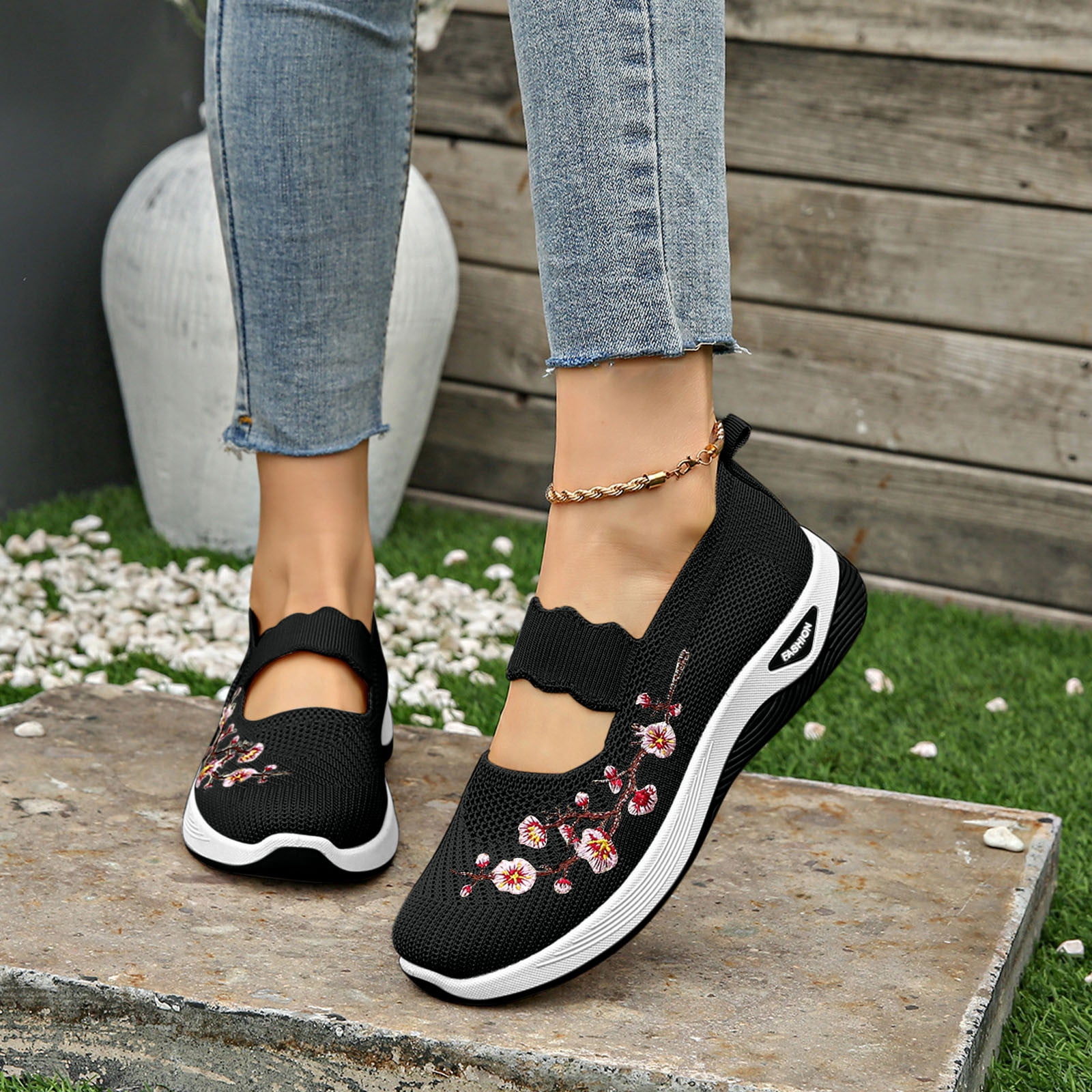 Orthopedic Sneakers for Women,Orthopedic Walking Shoes for Women, Woven ...