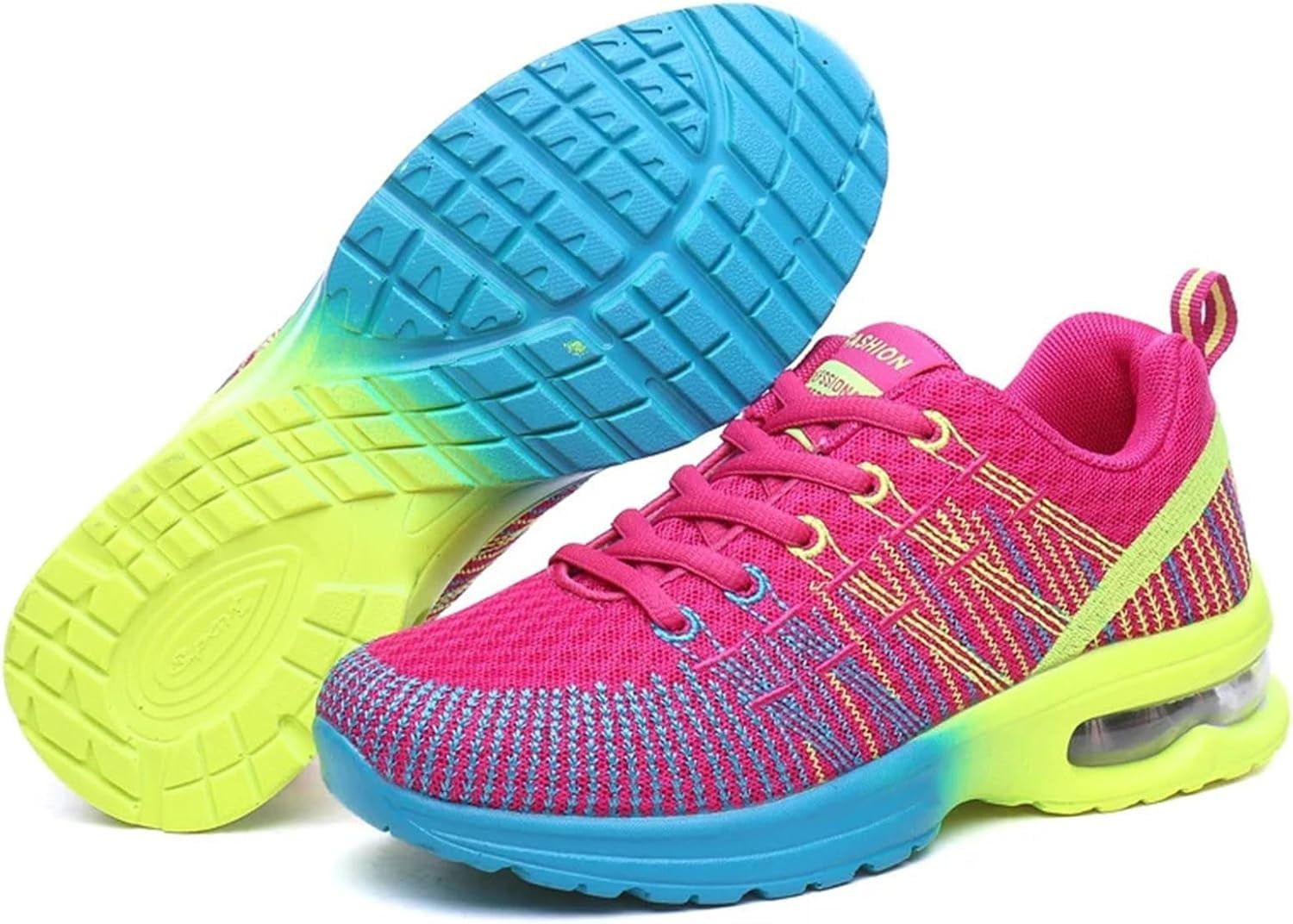 Orthopedic Walking Shoes for Women, Slip-on Light Air Cushion Mesh up ...