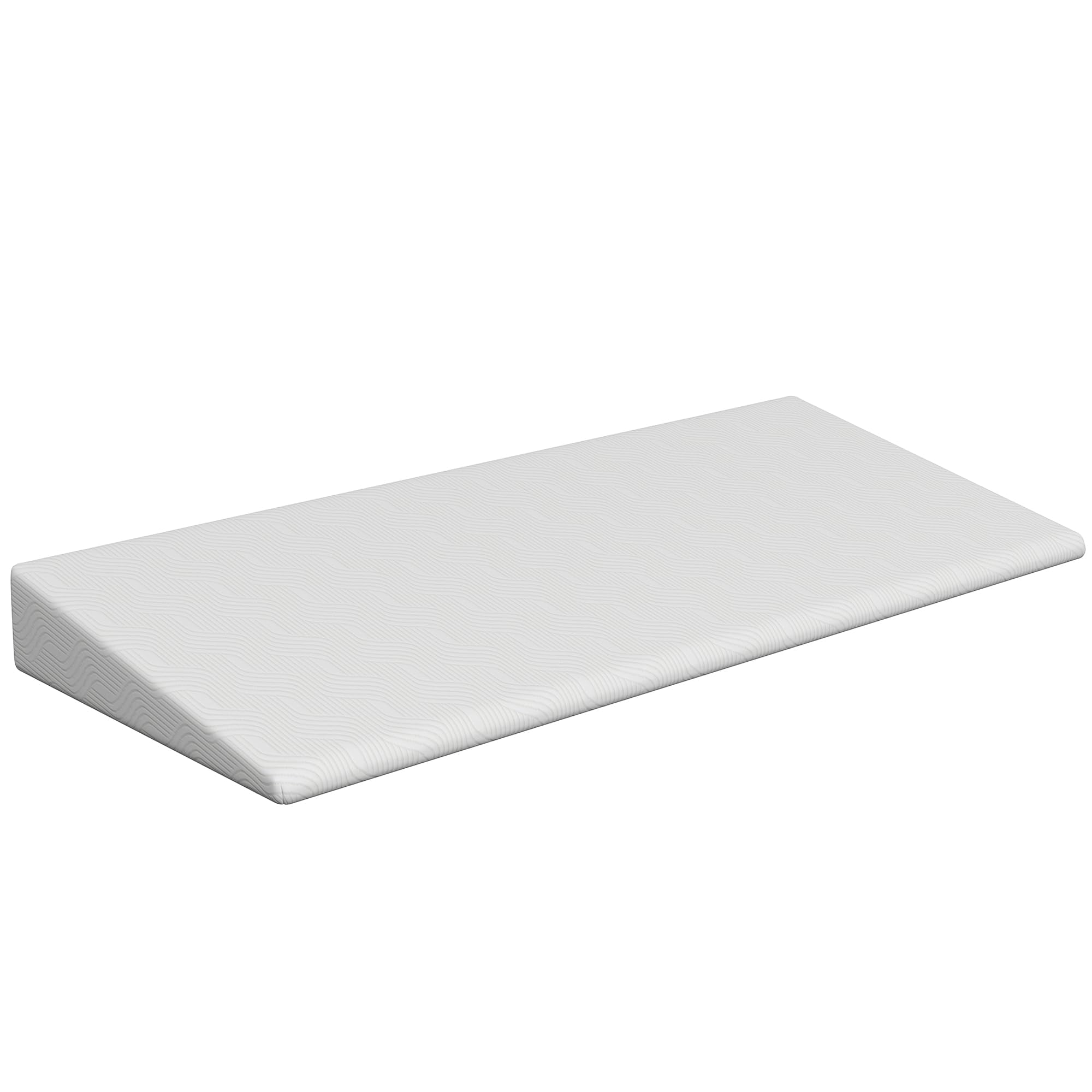 Orthopedic Wedge Pillow for Bed, 7.5 Inch Inclined Mattress Topper ...